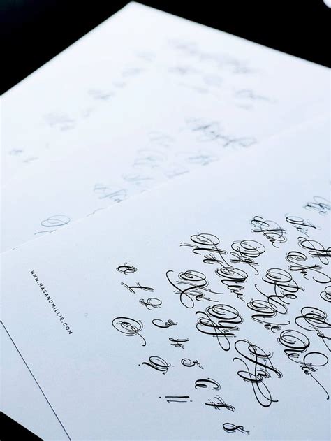 Basic Flourishing Worksheet Bundle Bonus Chloe Script Alphabet Set Instant Printable Download