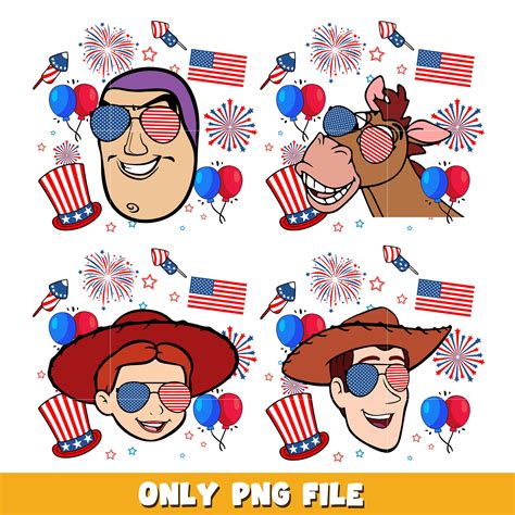 America Toy Story Bundle Png Toy Story Png Disney Cartoon Png Digit