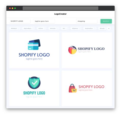 shopify logo design create your own shopify logos
