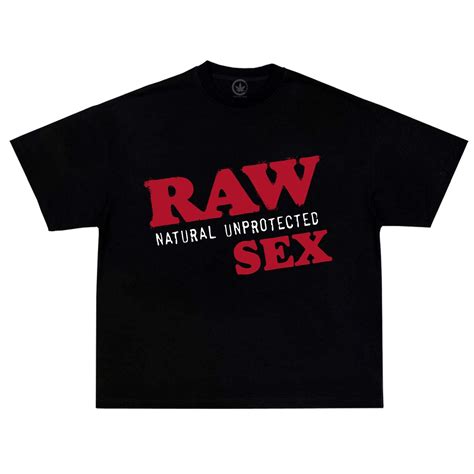 Raw Sex Tee Black Cozmade