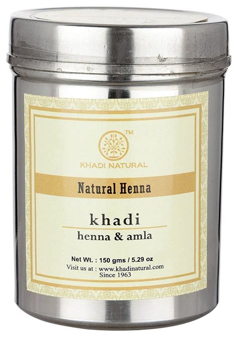 Характеристики Хна для волос "Амла и Ятрофа" Khadi Natural, 150 гр ...