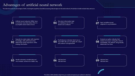 ann advantages of artificial neural network ppt show graphics template