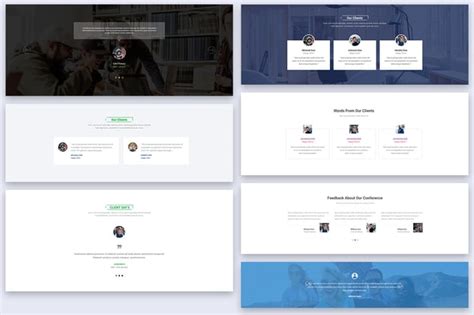 37 Testimonials Widgets For Web Ui Kit Ver 02 Websites Ux And Ui Kits
