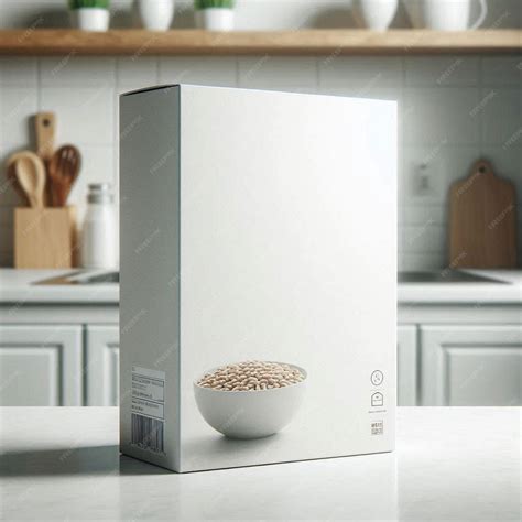Blank Cereal Box For Mockup And Cereal Box For Advertisement Premium