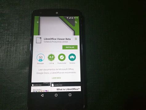 LibreOffice Available To Download On The Play Store