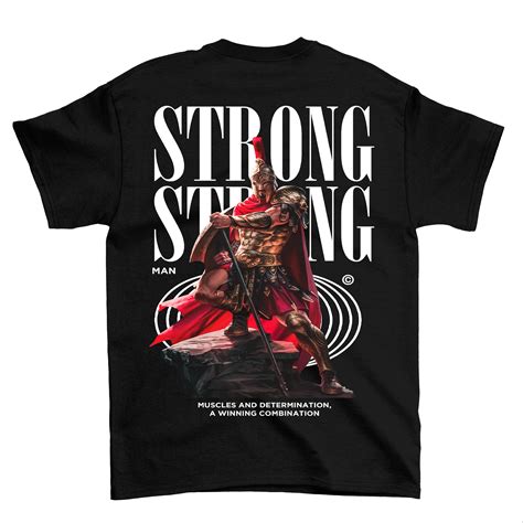Strong Backprint Shirt Goldenpump