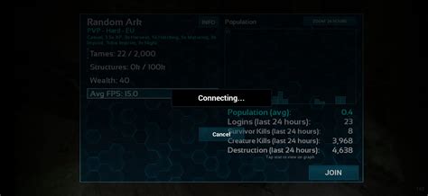 when i try to join my own server it keeps saying connecting it wont