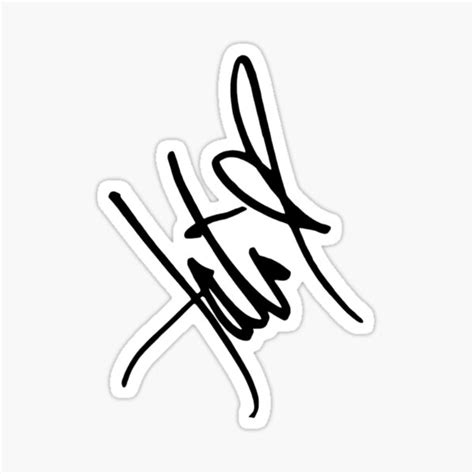 Tate Mcrae Autograph Sticker For Sale By Arrivalpr Redbubble