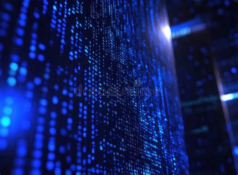 Closeup Of A Computer Screen Showing Extensive Numerical Data Stock Image Image Of Coding