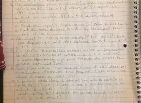 Solved The Acceleration Of An The Function Object M S Is