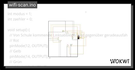 Ampelschaltung Mit Wartungsfunktion Rutschek Wokwi ESP32 STM32