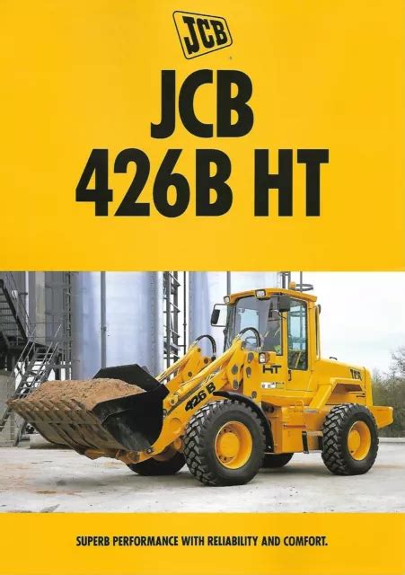 Equipment Brochure Jcb 426b Ht Wheel Loader 1997 E6749 1895