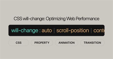 CSS Will Change Optimizing Web Performance