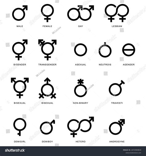 Gender Nonbinary Sign Stock Photos And Pictures Images Shutterstock