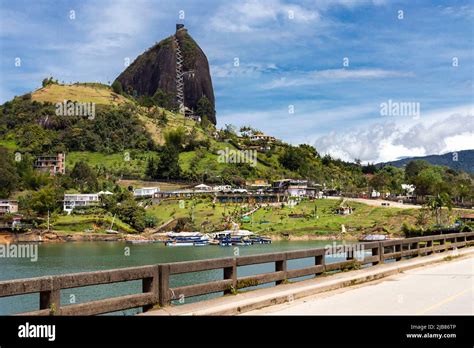 Guatape Antioquia Colombia May 25 2022 The Rock Of Guatapé Or