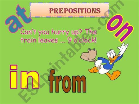 ESL English PowerPoints Prepositions