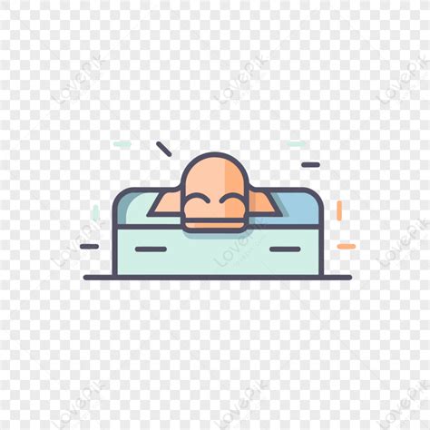 수면의 개념을 나타내는 플랫 라인 아이콘 벡터욱스스케치 Png 일러스트 무료 다운로드 Lovepik