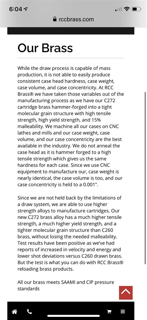 Rcc Brass Long Range Only