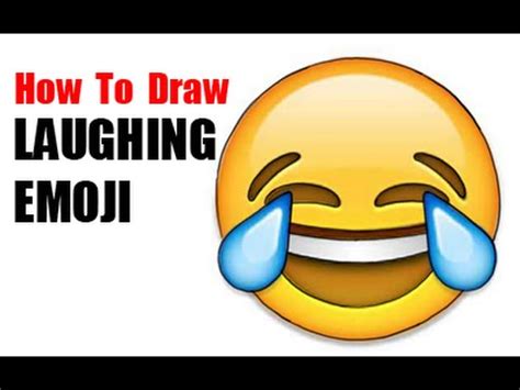 How To Draw Emojis Laughing To Tears Emoji YouTube