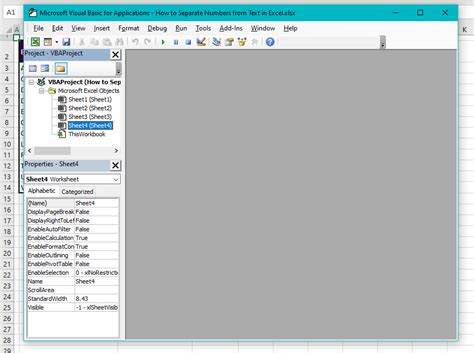 how to separate numbers from text in excel step by step