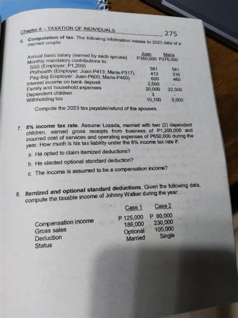 6 Computation Of Tax The Following Studyx