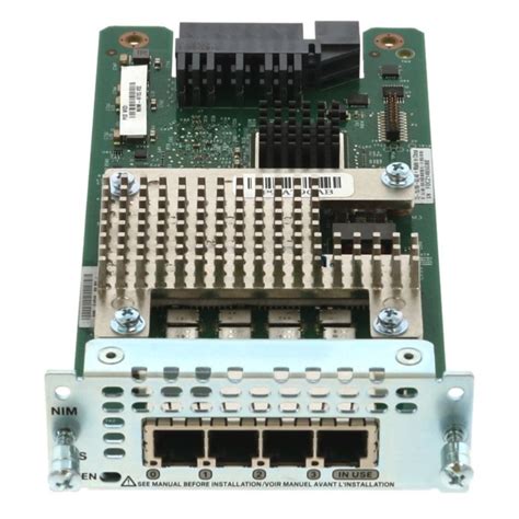 Cisco 4 Ports FXS Network Interface Module NIM 4FXS Refurbished
