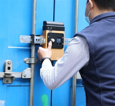 Logistic Supply Chain Container Bluetooth Qr Code RFID GPS Electronic Lock Logistic GPS