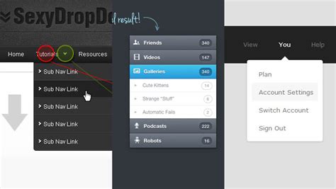 Drop Down Menu Template Html Sampletemplate My Id