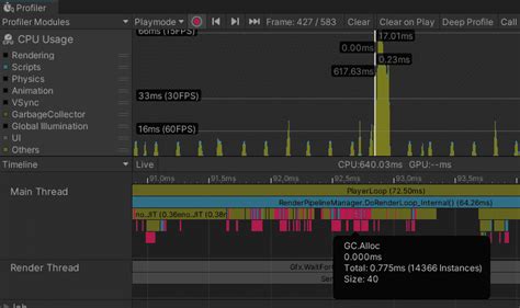 analyze memory usage with memory profiling tools unity