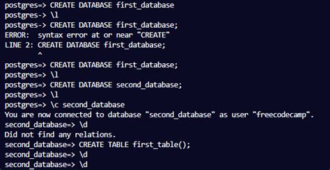 Commands Show Nothing Learn Relational Databases By Building A Mario Database Backend