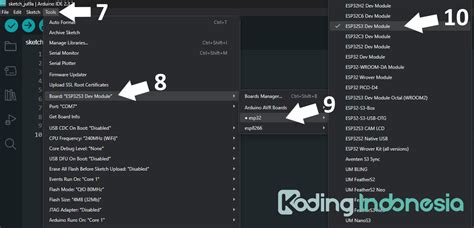 M12 Menambahkan Papan Esp32 Arduino Ide 5 Koding Indonesia