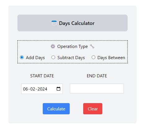 Days Calculator
