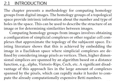 Persistenthomology Imageprocessing Ravindranath Nemani