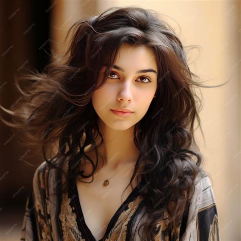 Premium Photo A Pretty Young Pakistani Girl With Messy Hair