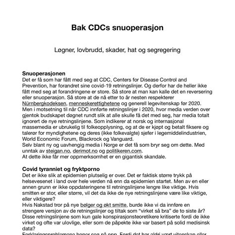 Bak Cdcs Snuoperasjon Pdf Docdroid