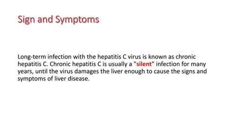 Hepatitis C Presentation Pptx