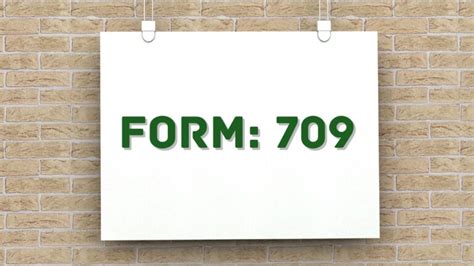 Form 709 Briefing About Ts And Generation