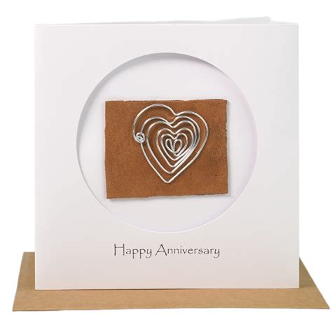 10th Anniversary Card Aluminum Anniversary 10th Wedding Anniversary
