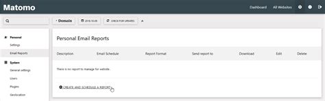 Create Email Reports In Matomo Analytics Inmotion Hosting