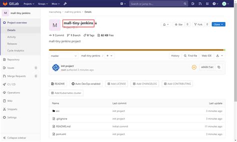 使用jenkins一键打包部署springboot应用 Mall学习教程