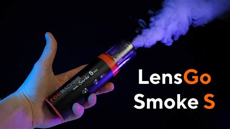 Портативная дым машина LensGo Smoke S для фото и видео - YouTube