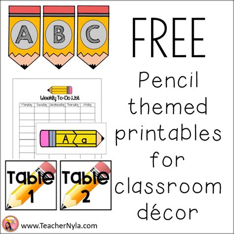 Pencil Theme Classroom Decor Ideas Nylas Crafty Teaching