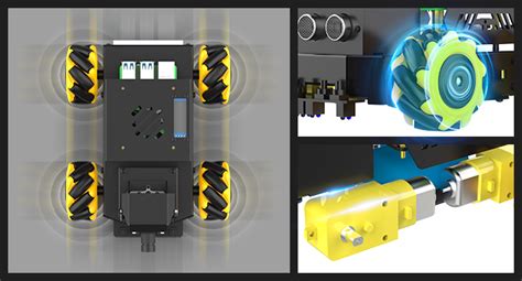 Yahboom Ai Vision Robot Raspberry Pi 5 Car With 2dof Hd