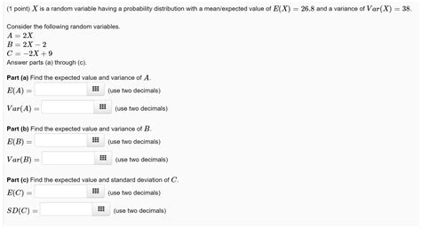Solved Point X Is A Random Variable Having A Probability Chegg