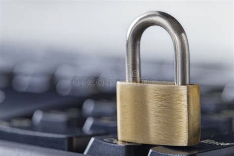 Padlock On Computer Keyboard Network Security Data Security And