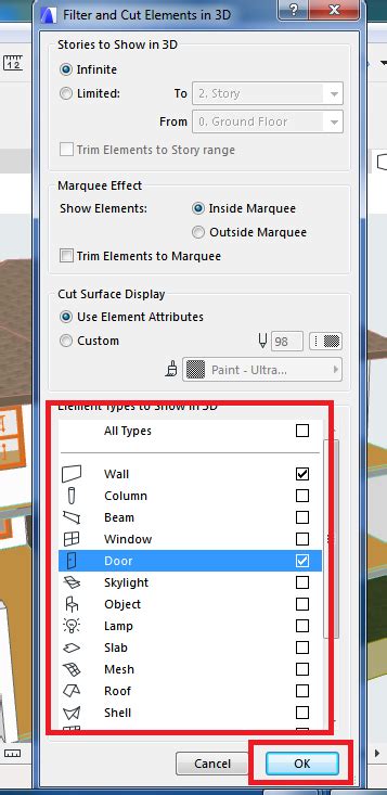 Cara Memilih Objek Tertentu Secara Otomatis Pada Archicad Bagus3d
