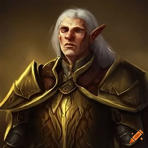 Image Of A Battle Hardened Old Elven Paladin On Craiyon