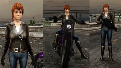 Kasumi Biker Gta V Ped Mod By Raviabhishek On Deviantart