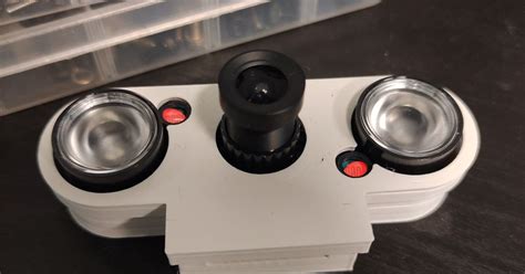 Raspberry Pi IR Nightvision Camera Case With Heatsink Cutouts By Fmai Download Free STL Model