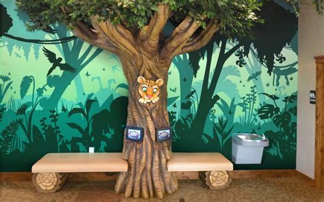 İlgili resim Imagination design studios Mural Reception areas